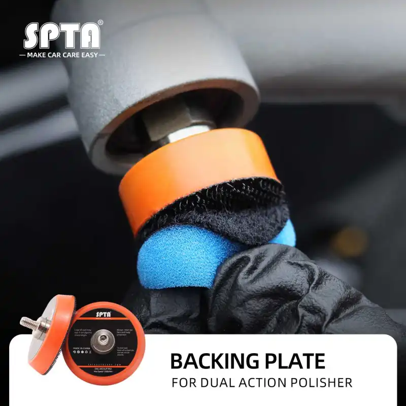 SPTA 2Inch/3Inch Dual-Action Hook & Loop Fastener Flexible Backing Pla ...