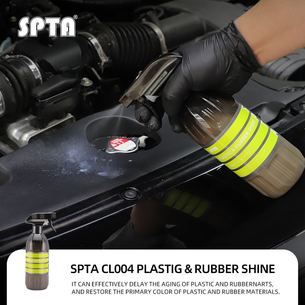SPTA CL004 Plastic Rubber Shine Plastic & Rubber Protectant, For Cars ...