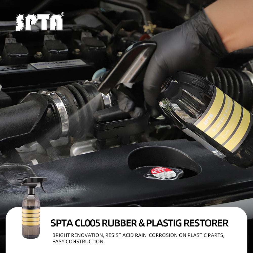 SPTA CL005 Rubber&Plastic Restorer ,Sprayable Extra Glossy Tire Shine ...